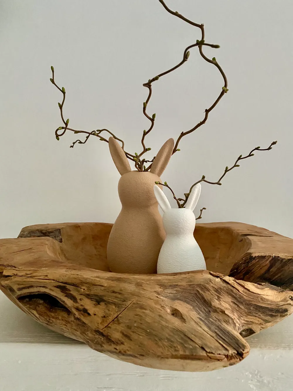 Easter Bunny Vase Fuzzy by LJ Designs MakerWorld: Download Free 3D Models