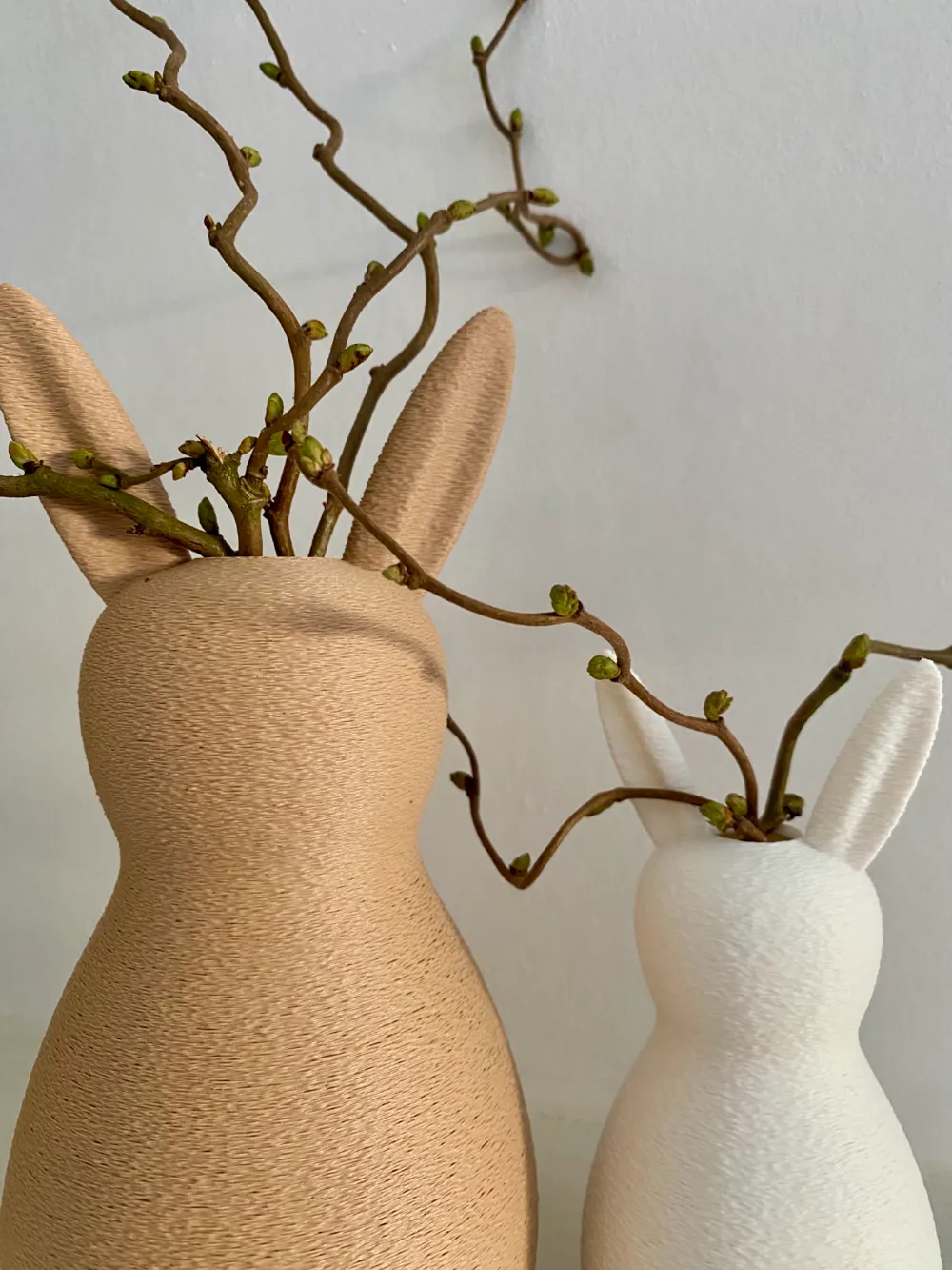Easter Bunny Vase Fuzzy by LJ Designs MakerWorld: Download Free 3D Models