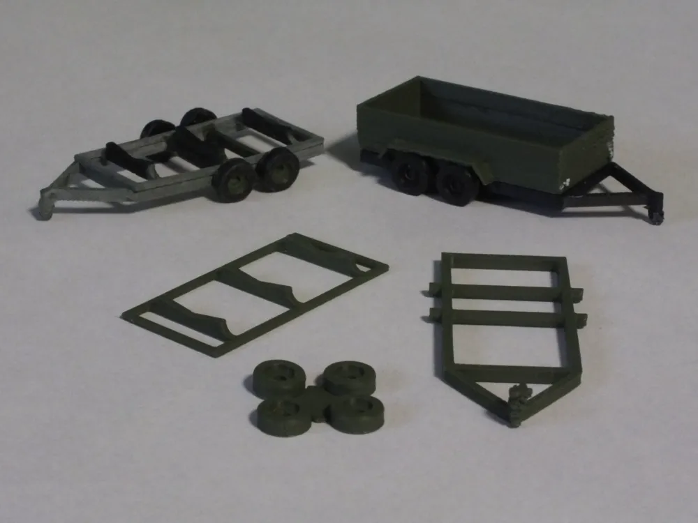 HO scale Trailer with Boat Adapter by 3-Dr. Lighthouse Design - MakerWorld