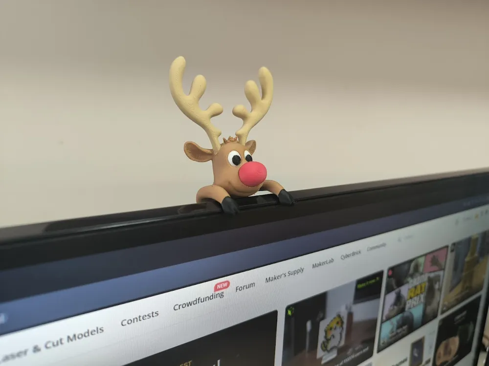 Monitor Rudolf - Free 3D Print Model - MakerWorld