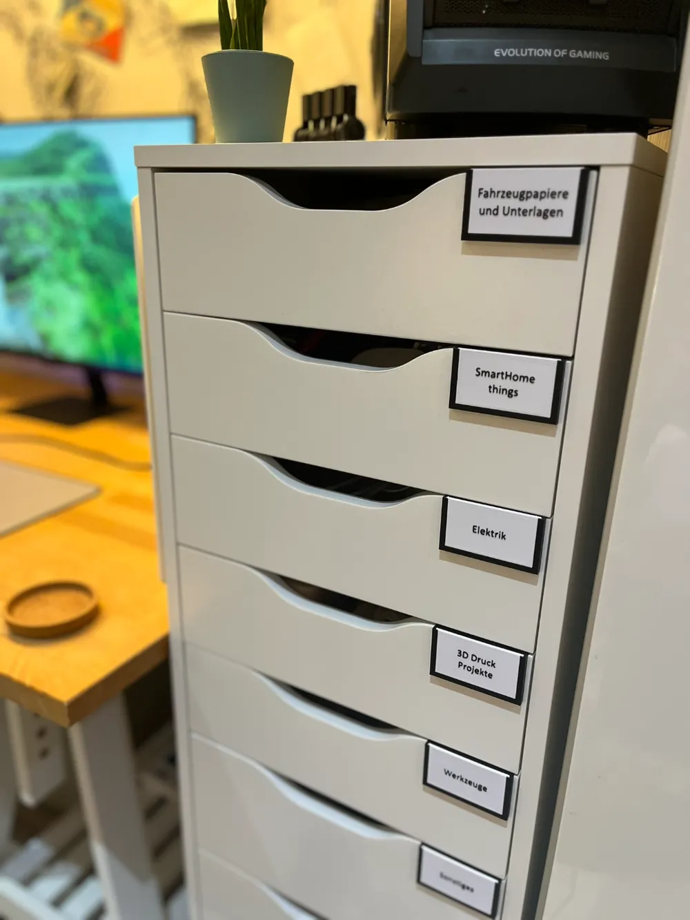 Label Plates for IKEA Alex Drawers by Artifex Studio MakerWorld ...