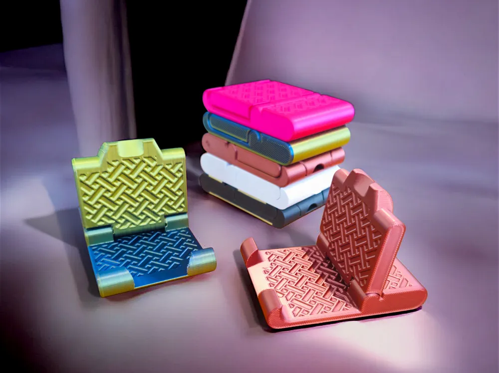 Foldable and Portable Phone Stand - Free 3D Print Model - MakerWorld
