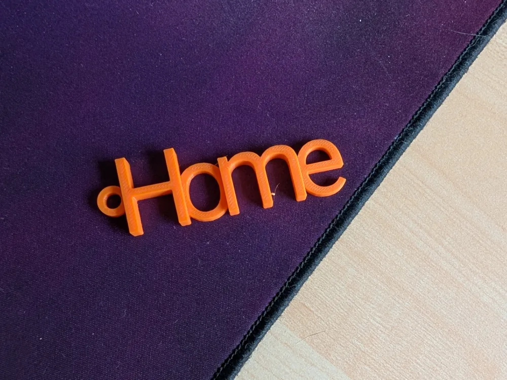 "Home" Key Chain by Daniel - MakerWorld