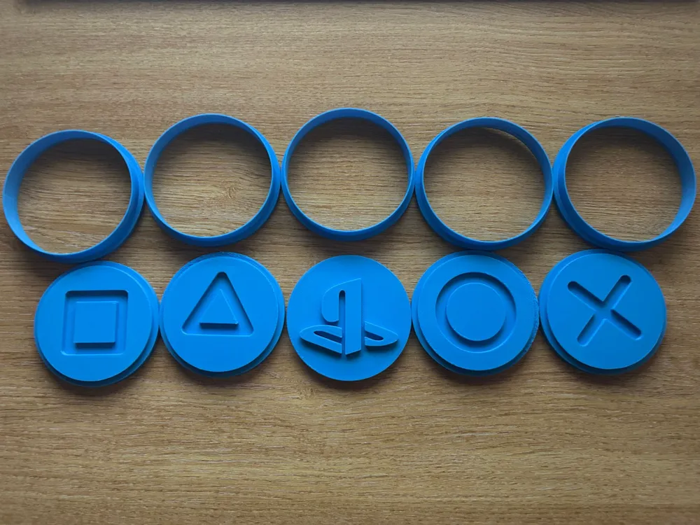 PlayStation Cookie Cutters and Stamps by Tomozaky - MakerWorld