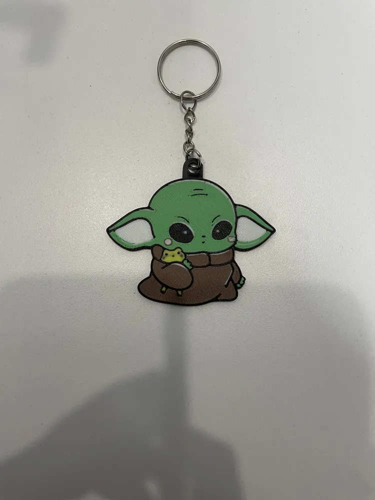 Grogu keychain - Free 3D Print Model - MakerWorld