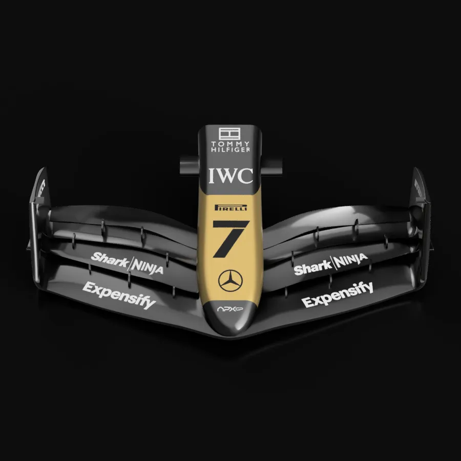 F1 MOVIE FRONT WING APXGP–1/8 SCALE STICKERS+STAND by Marcus MakerWorld ...