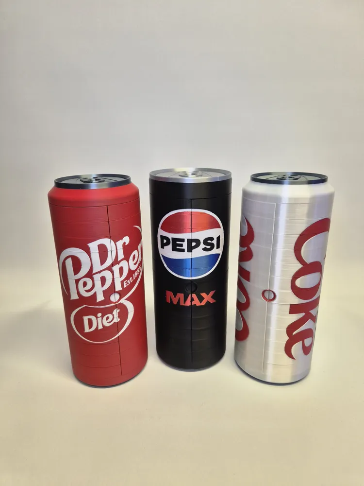 Dr Pepper folding door display box - Free 3D Print Model - MakerWorld
