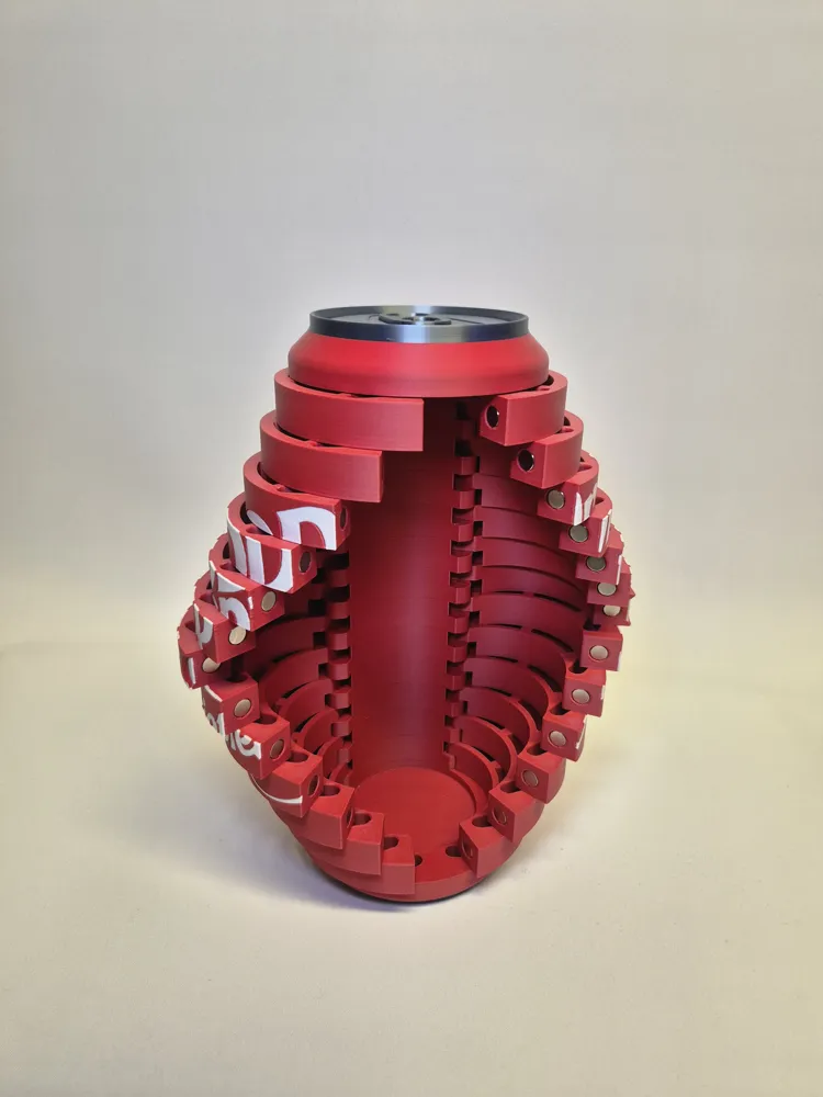 Dr Pepper folding door display box - Free 3D Print Model - MakerWorld