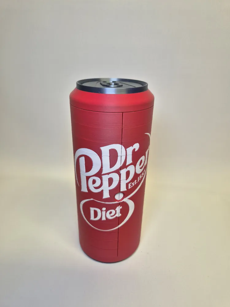 Dr Pepper folding door display box - Free 3D Print Model - MakerWorld