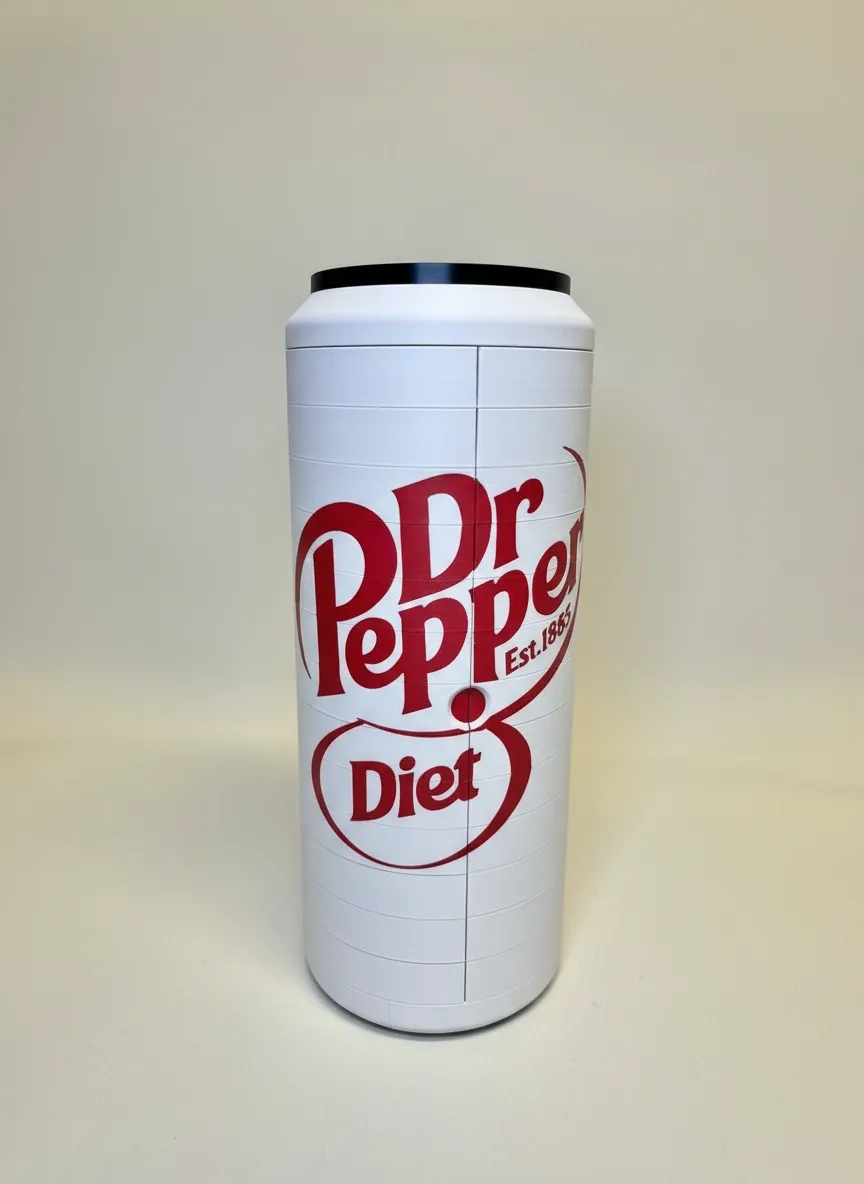 Boîte de présentation Dr Pepper à porte pliante - Modèle d'Impression ...