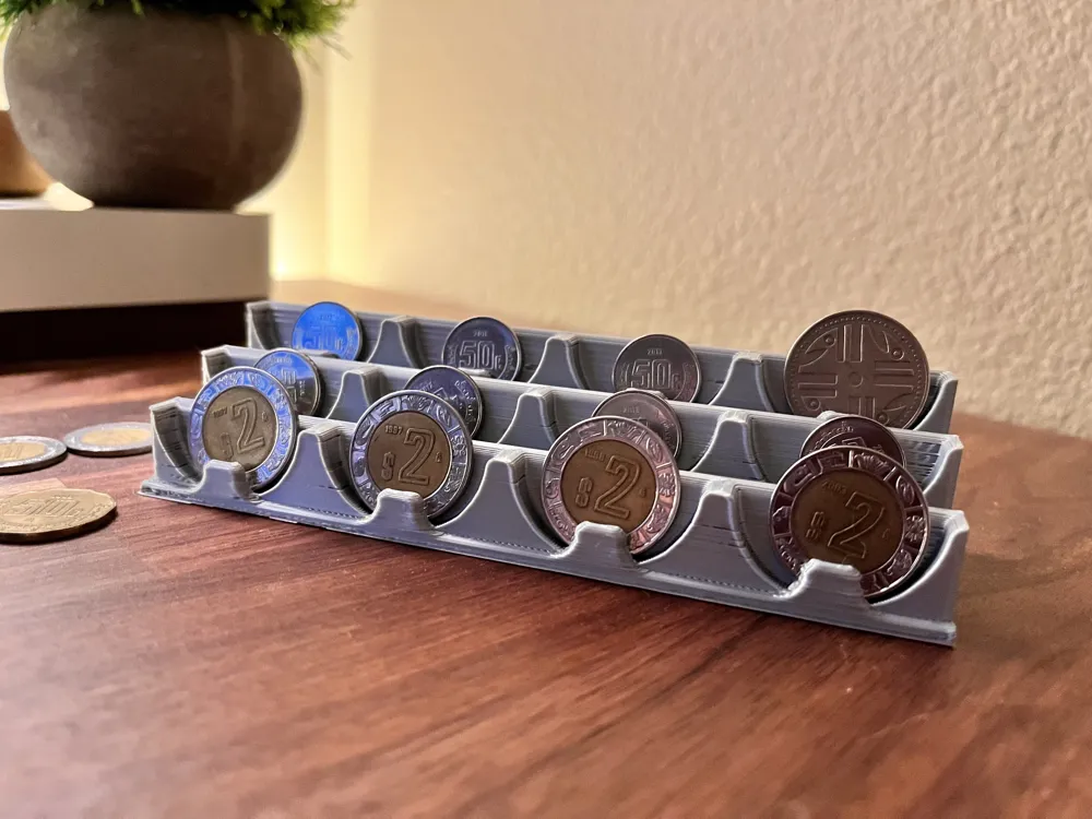 Coin Display - 12 Count - Free 3D Print Model - MakerWorld