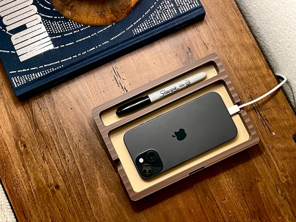 Minimalist Modular Phone Tray | "Focus" 念 - Free 3D Print Model ...