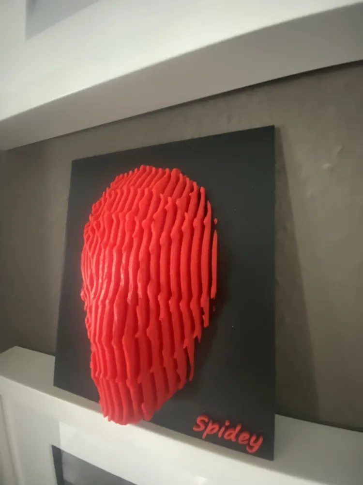 Spider Man layered sculpture by CLA - 3D MakerWorld: Download Free 3D ...