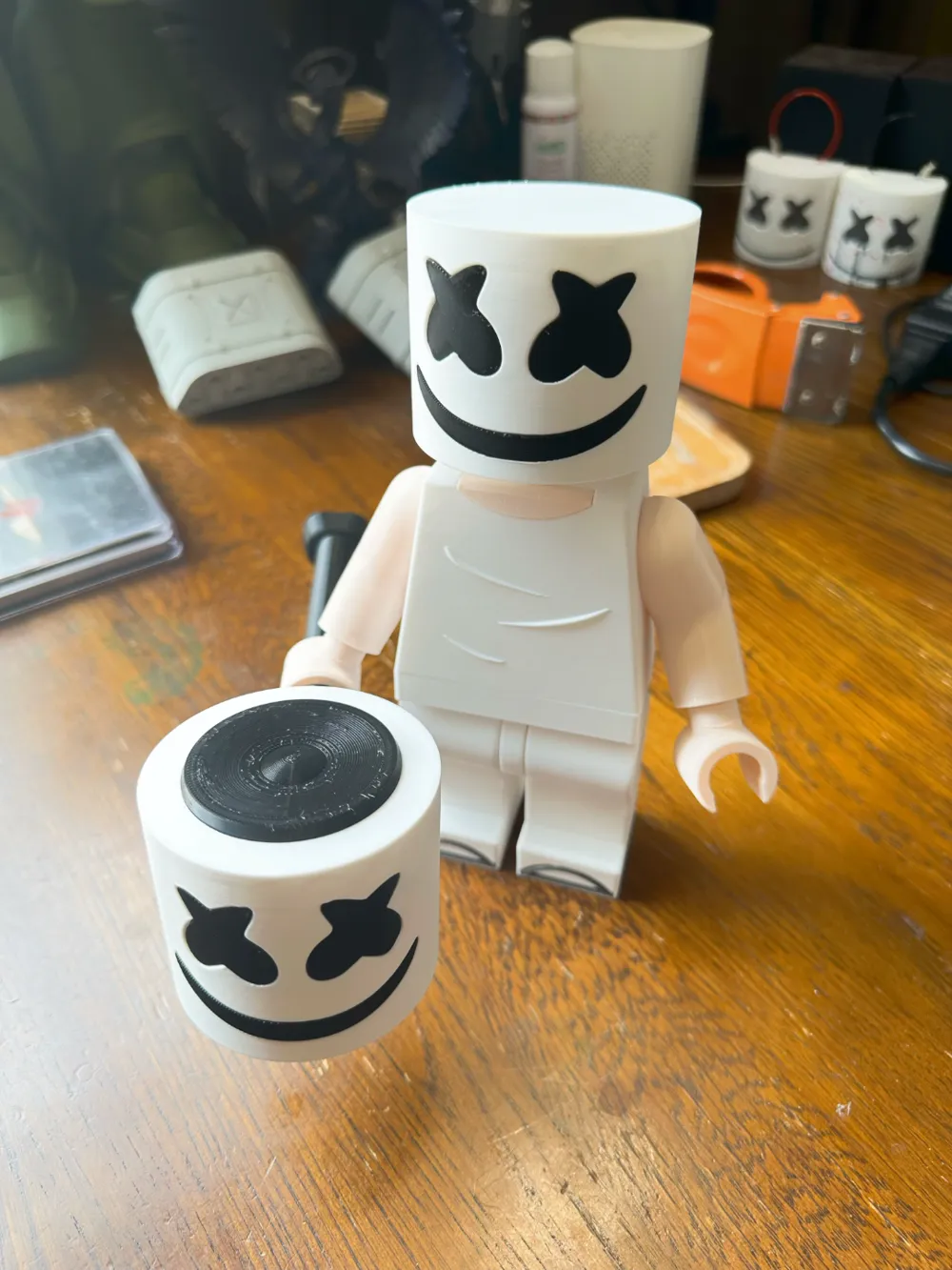 Marshmello Building Blocks Style minifigures by 智艺工坊 - MakerWorld