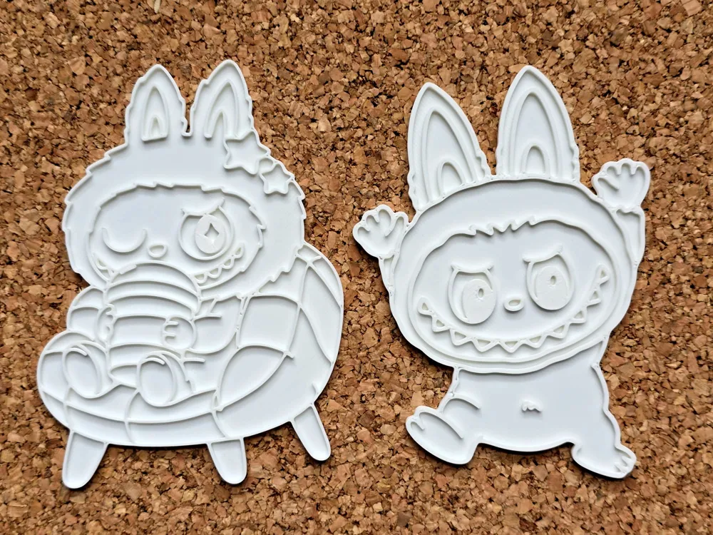 Cute Kawaii Labu La Bu Bu Labuba Coloring Craft by Merilno3D MakerWorld ...