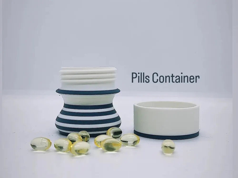 Pills Container by SK07 Skipper07 - MakerWorld