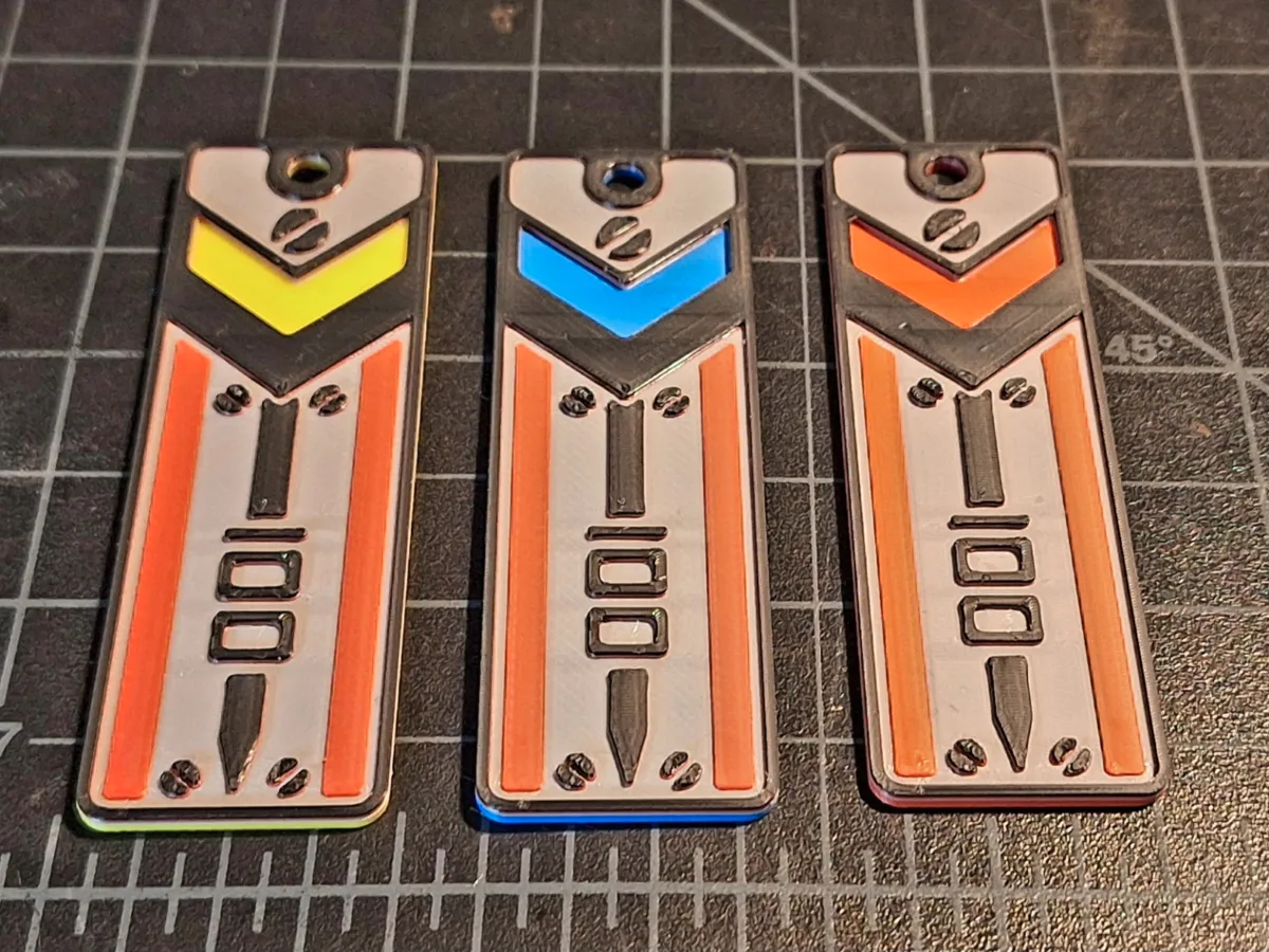 Macross Jet Tag / Keyring - Free 3D Print Model - MakerWorld