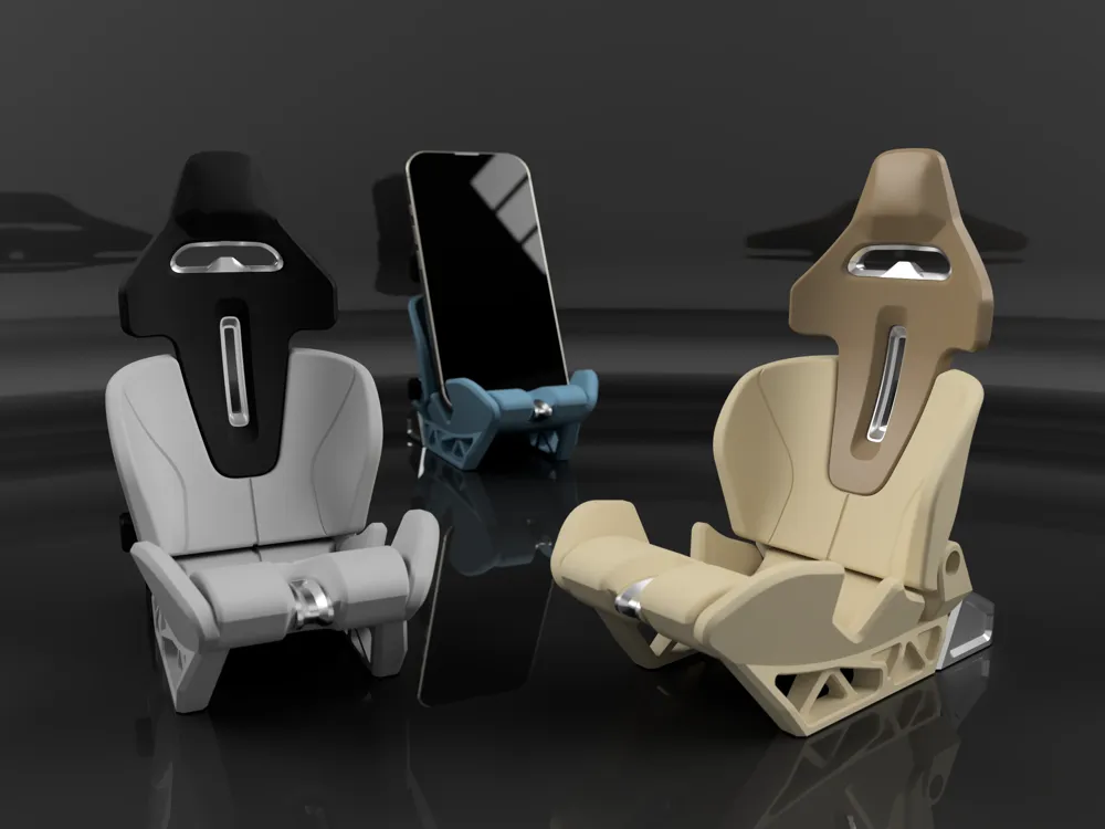 Supporto per telefono a forma di sedile Bugatti Tourbillon - Modello di ...