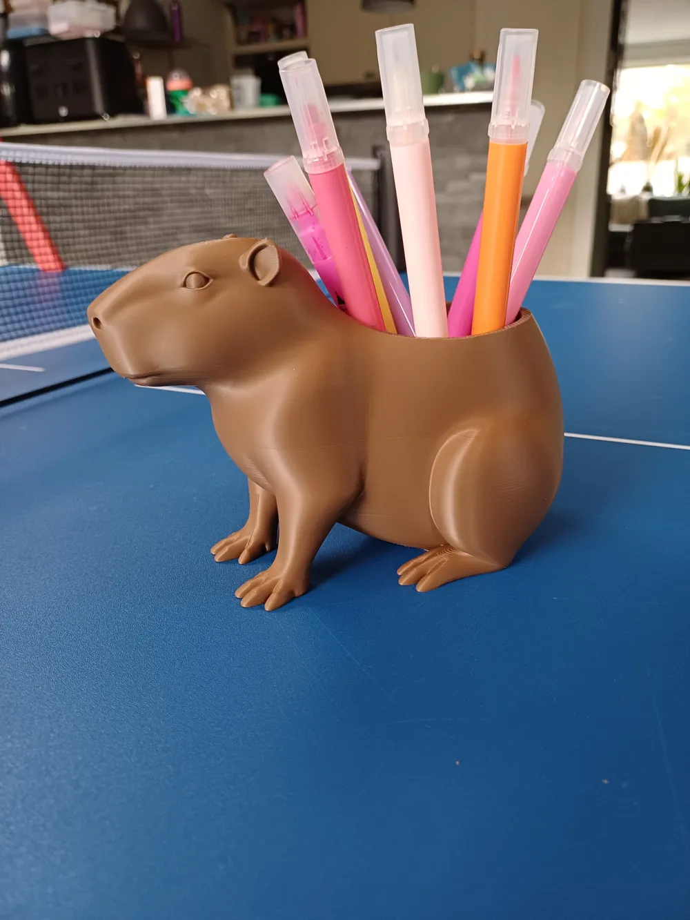 Capybara Pen Holder - Free 3D Print Model - MakerWorld