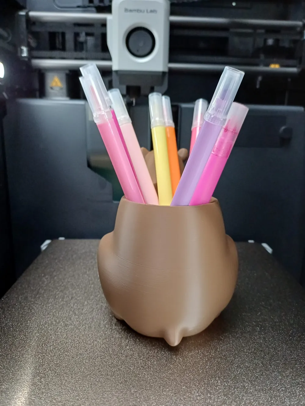 Capybara Pen Holder - Free 3D Print Model - MakerWorld