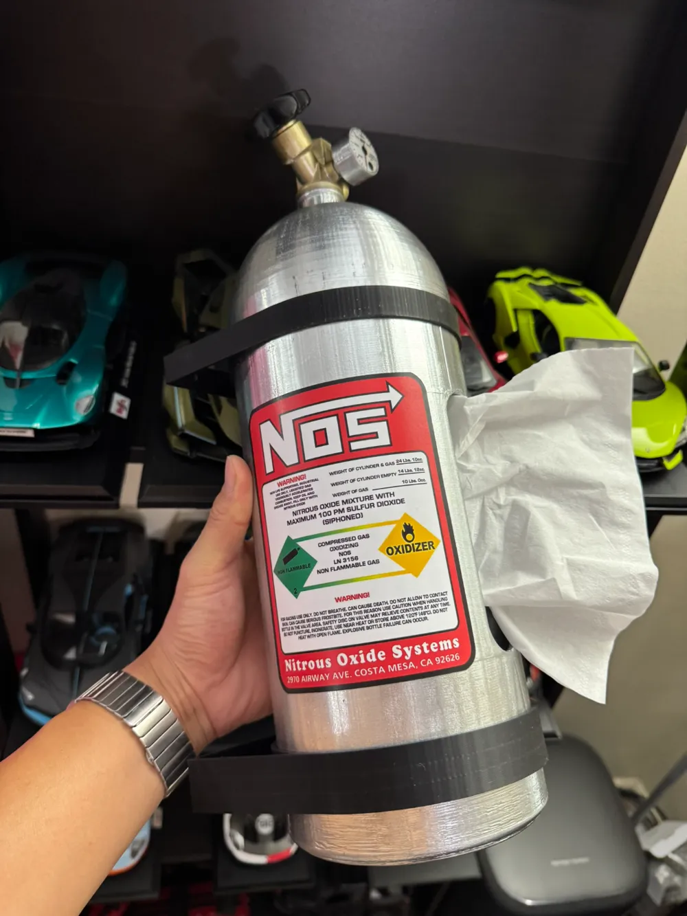 NOS Bottle Tissue Box by HuskyMax - MakerWorld