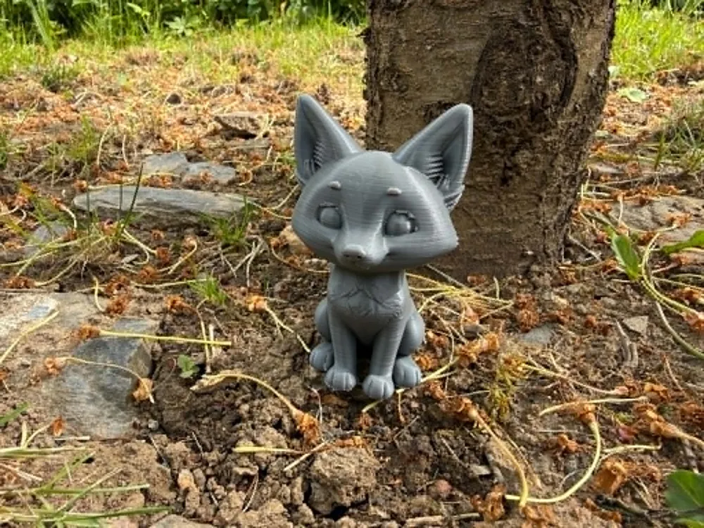 Cute little fox - Free 3D Print Model - MakerWorld