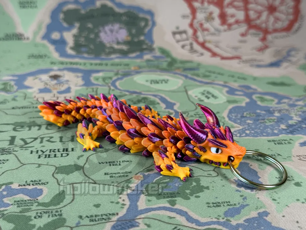 Zephyros - Articulated Mini Dragon - Free 3D Print Model - MakerWorld