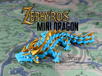 mini dragon 3d print model download - MakerWorld
