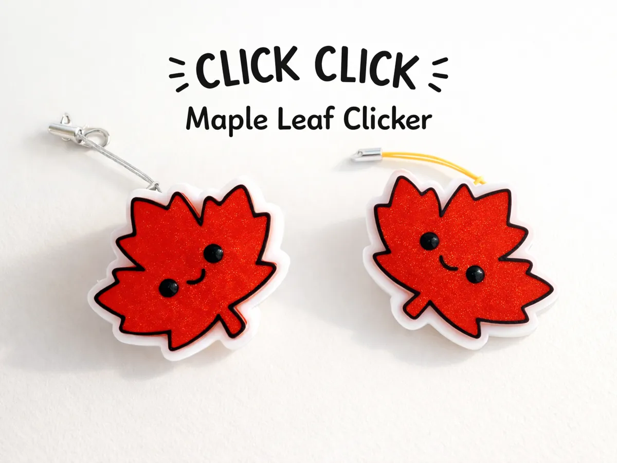 Mapleleaf Clicker - Free 3D Print Model - MakerWorld