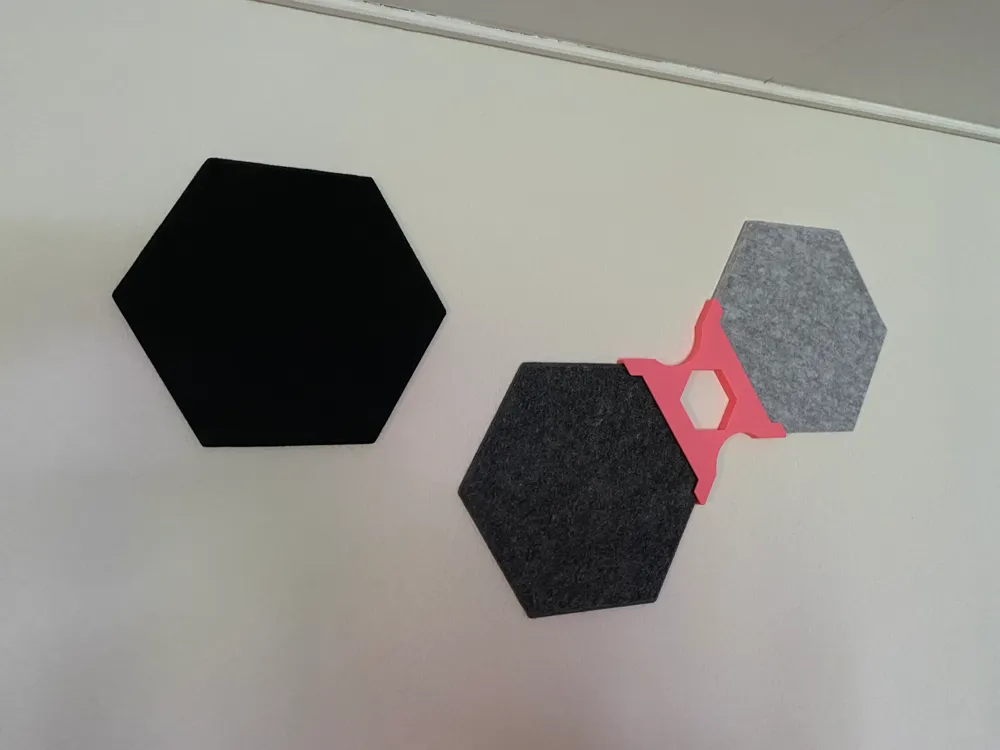Hexagon Acoustic Panel Alignment tools by marco.nielsen - MakerWorld
