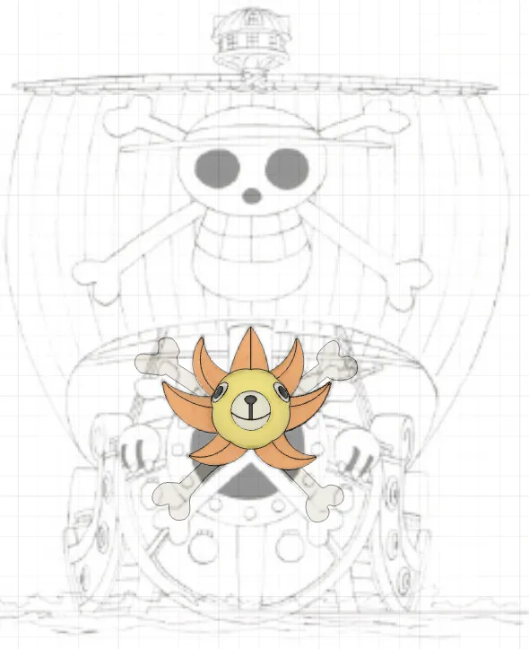 【Manuscript Replica】Thousand Sunny/Sunny Go/Sunny Ship's Lion Head by ...
