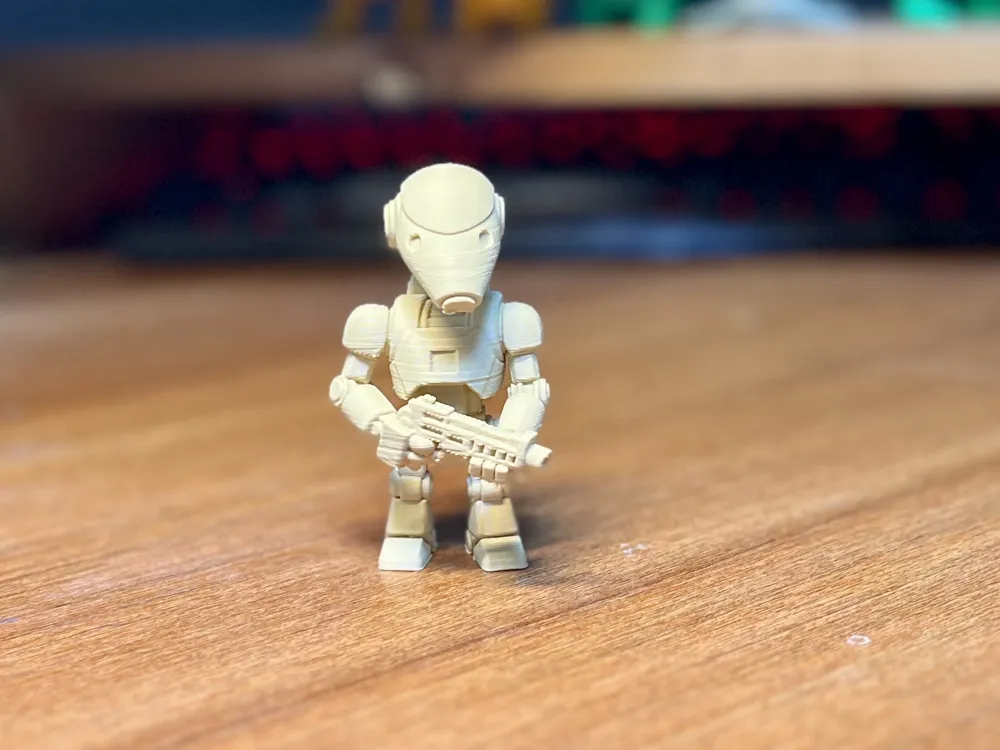 Cute B1-series battle droid - Free 3D Print Model - MakerWorld