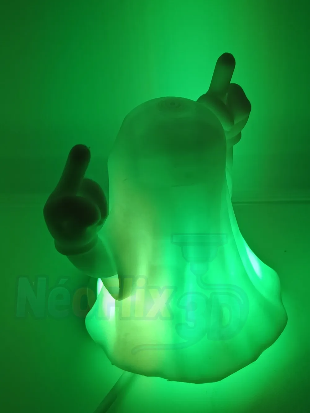 Rebellious Luminous Halloween Ghost by Neoflix3d MakerWorld: Download ...