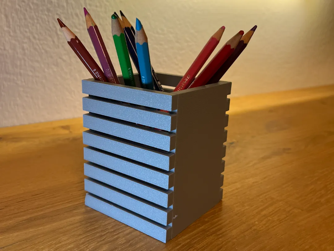 Moderna scatola portapenne & regalo con design a barre da LetHimPrint ...