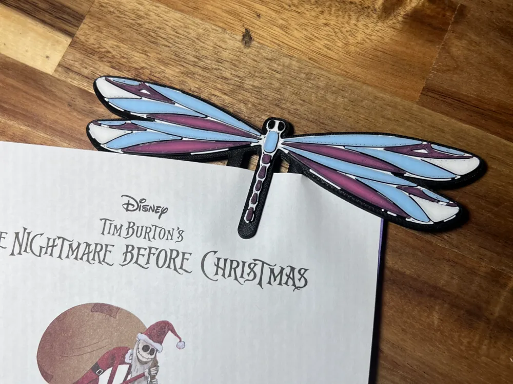 Dragonfly Bookmark by Pixleit3d - MakerWorld