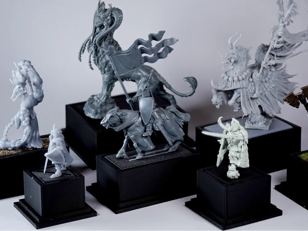 Old World Display Plinths square and rectangular by Songbird Minis ...