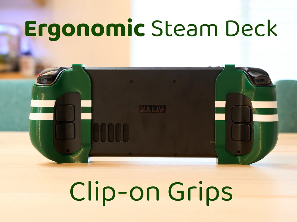Ergonomic Steam Deck Grips by pearigee - MakerWorld
