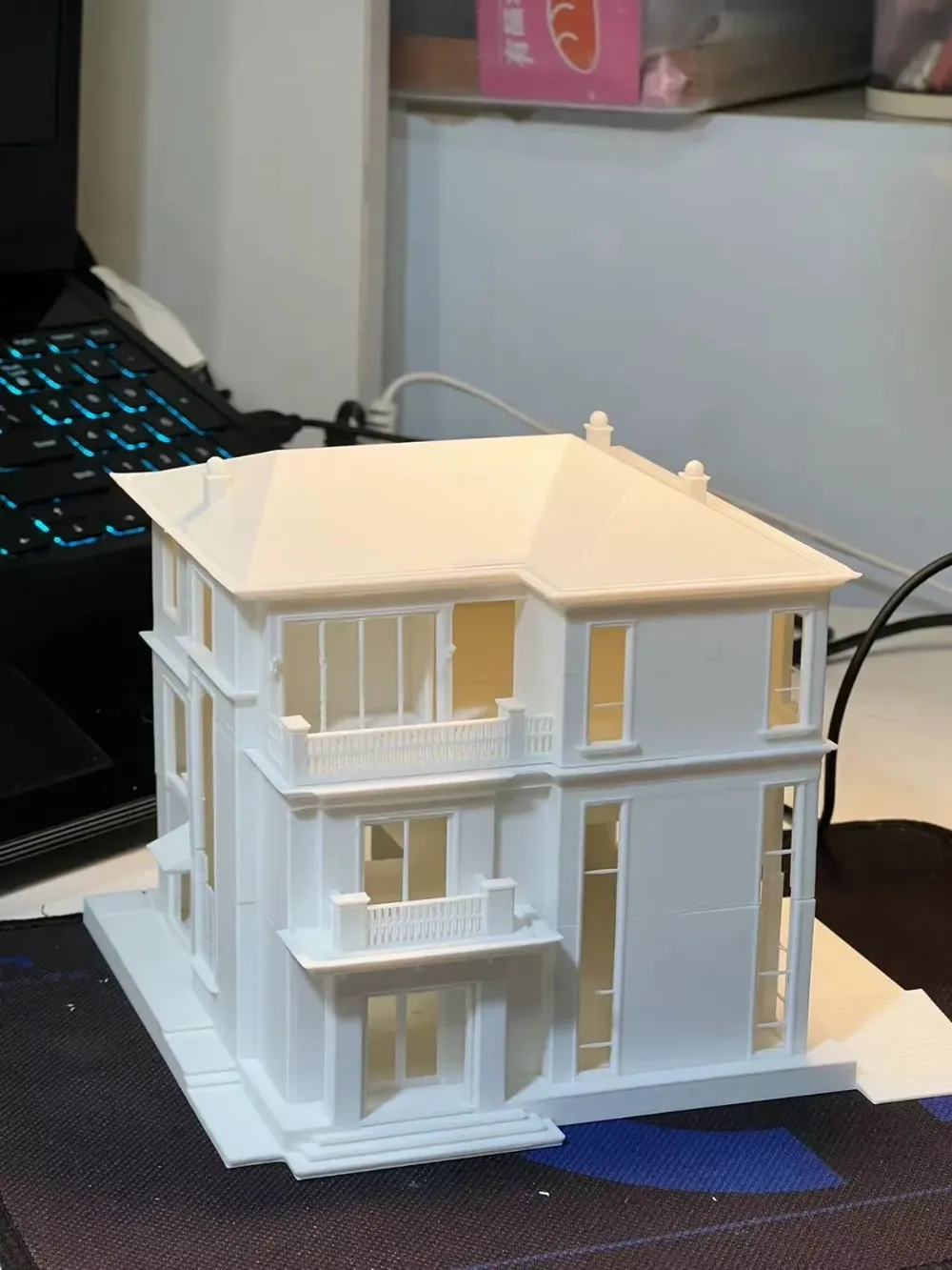Architecture - Villa - 3-Story Model - Free 3D Print Model - MakerWorld