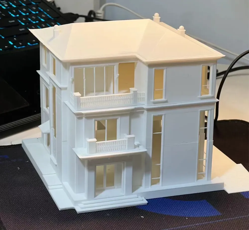 Architecture - Villa - 3-Story Model - Free 3D Print Model - MakerWorld