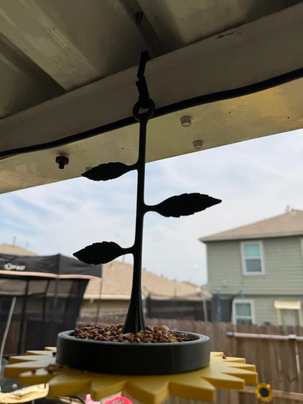 Sunflower Bird Feeder - Free 3D Print Model - MakerWorld