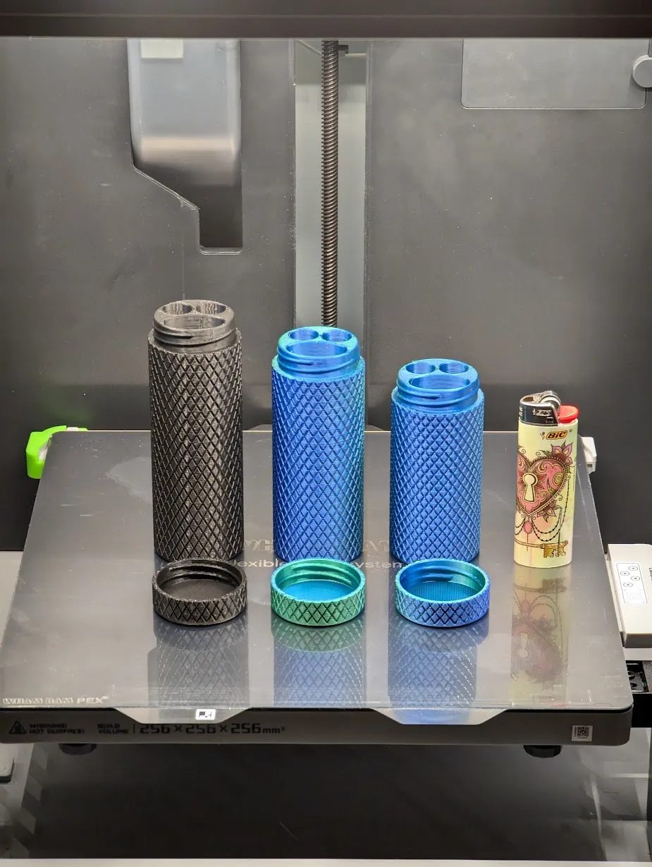 The StashMate - Joint Jar with Bic lighter storage by Quantum Print ...