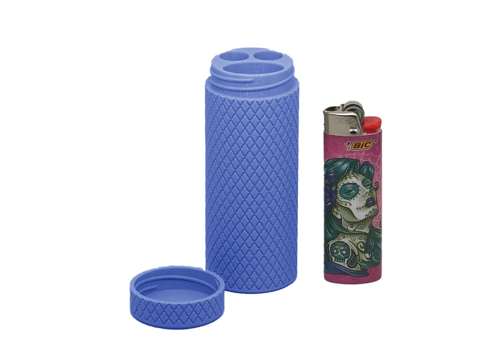 The StashMate - Joint Jar with Bic lighter storage by Quantum Print ...