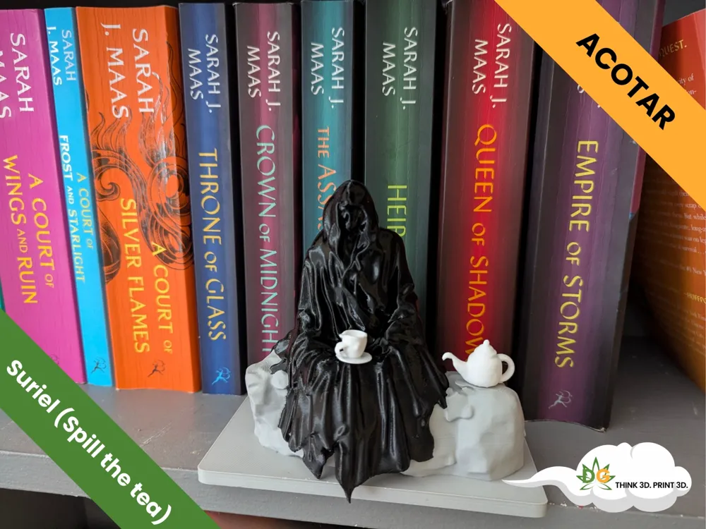 ACOTAR - Suriel Spill the Tea Book Decor by DankGraphics3D MakerWorld ...
