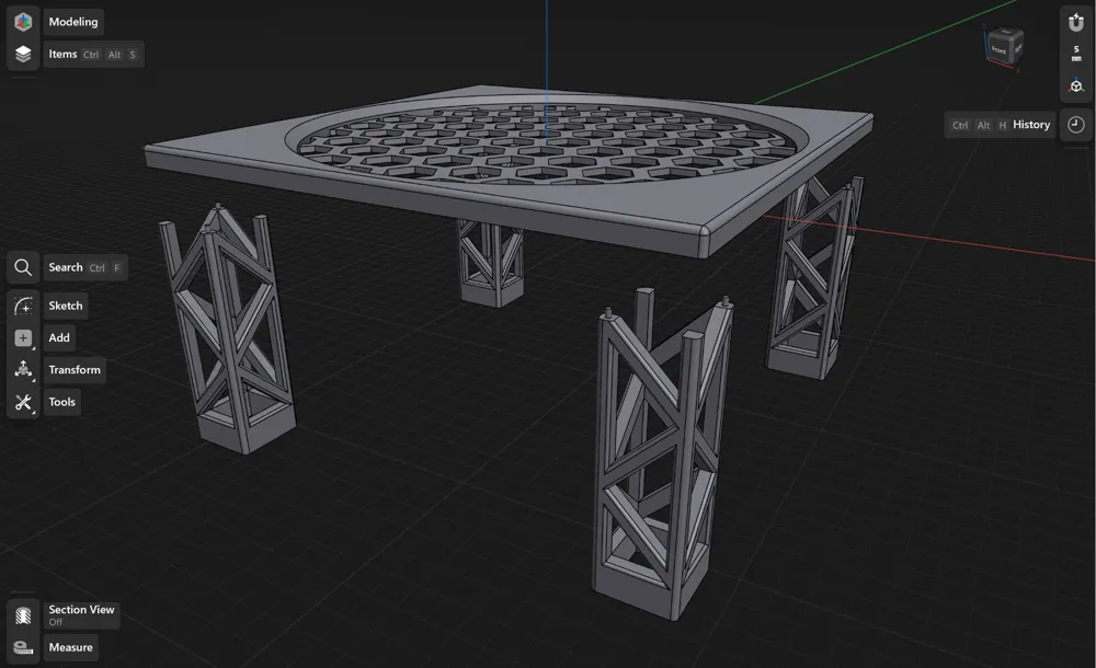 Monitor or flowerpot riser - crane design by Josef Vojtechovsky ...