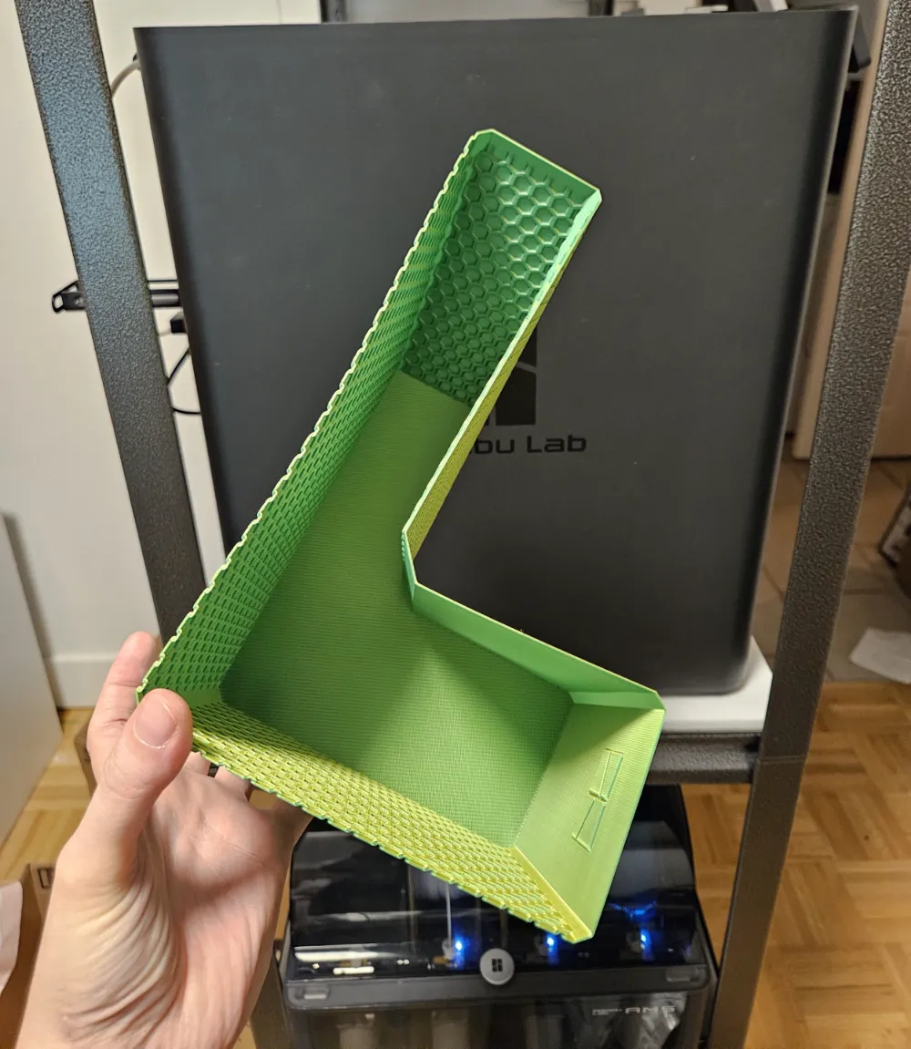 Bambu Lab Purge Poop Bucket Super Slim Narrow with Hexagon Pattern ...