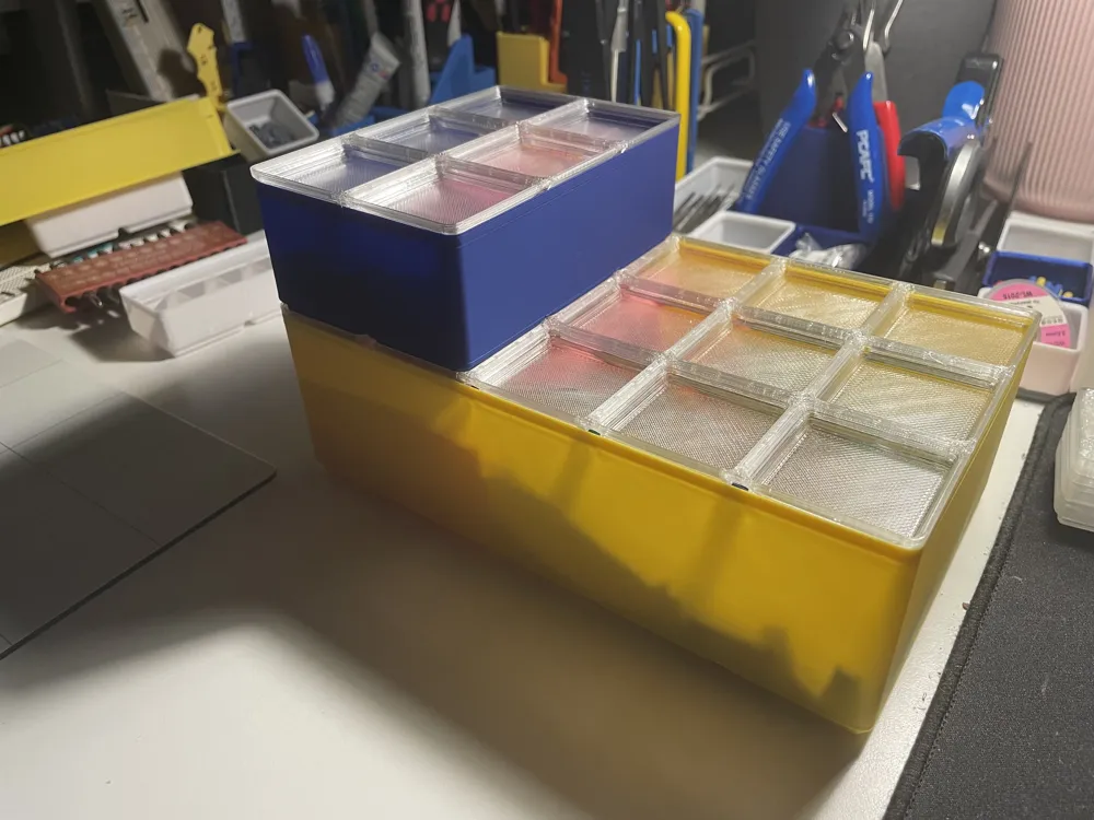 Gridfinity Stackable Lids - Parametric by jsinkersMakerWorld: Download Free 3D Models