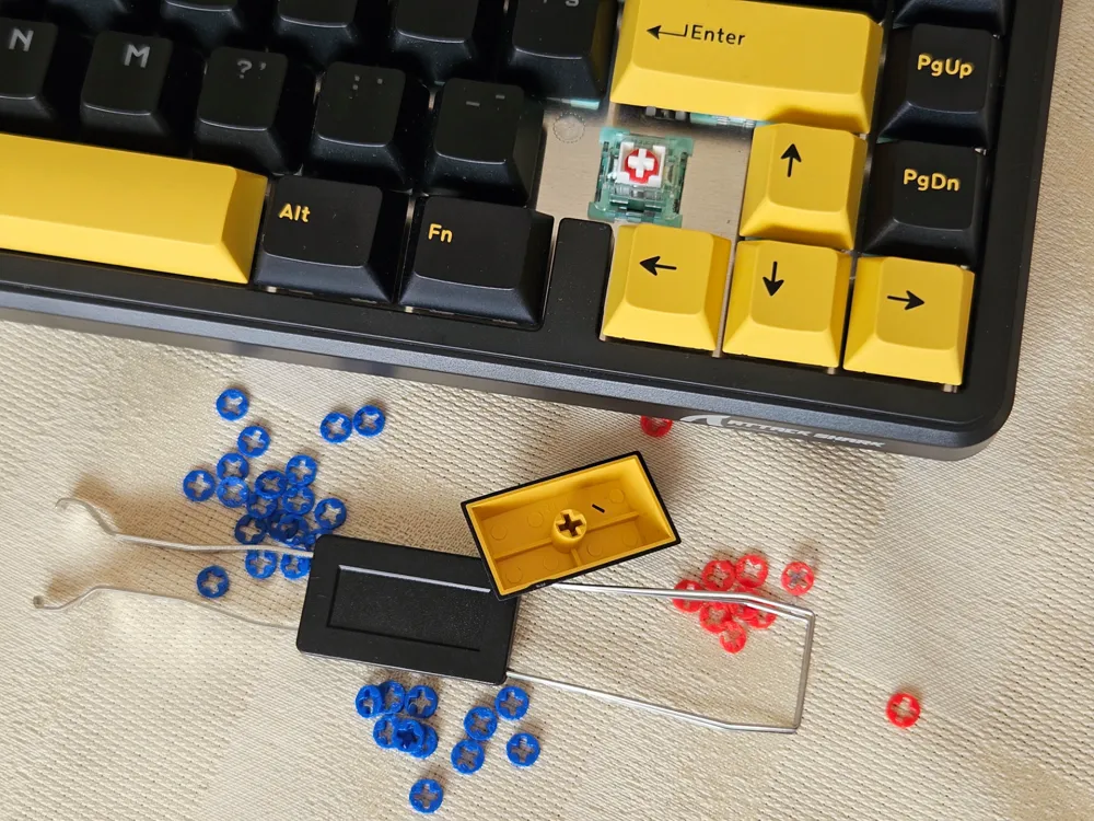 Keyboard Stem Spacers for Key Height Adjustment by Pix_CZ - MakerWorld