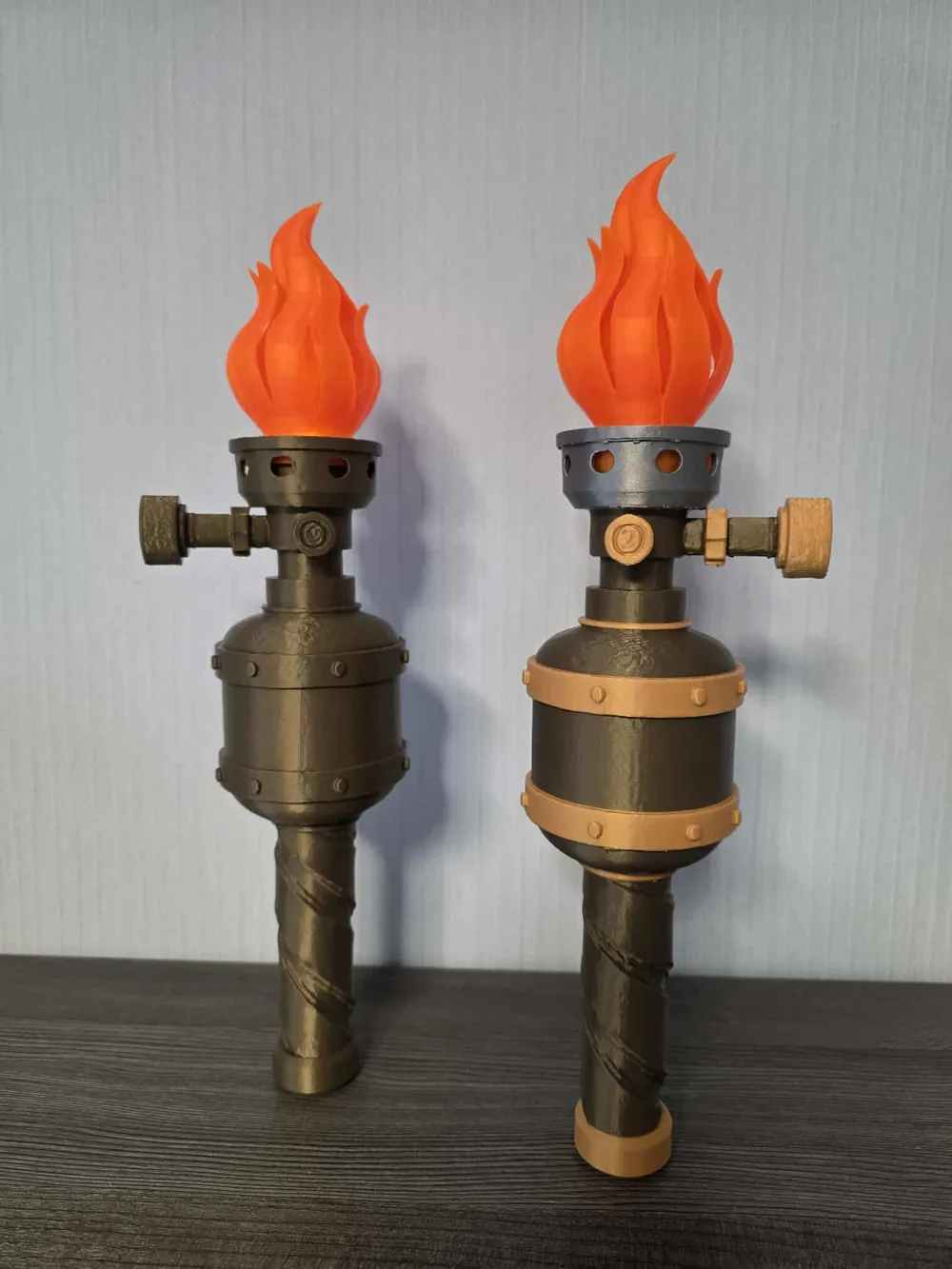 Steampunk Gas Torch * ( usable with LED Tealight ) - Free 3D Print ...