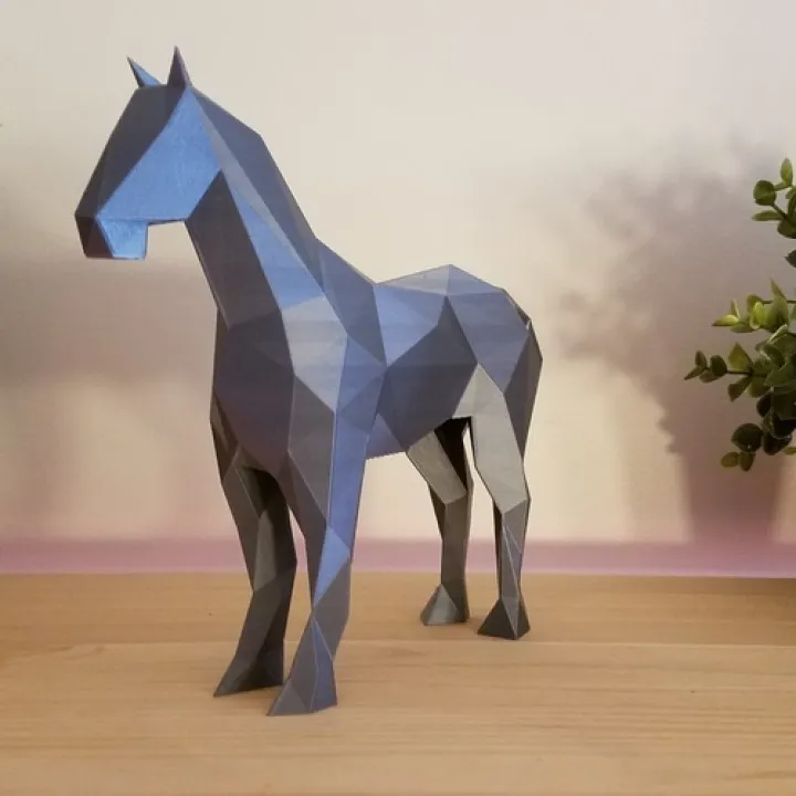 Low poly horse by Alan riley - MakerWorld