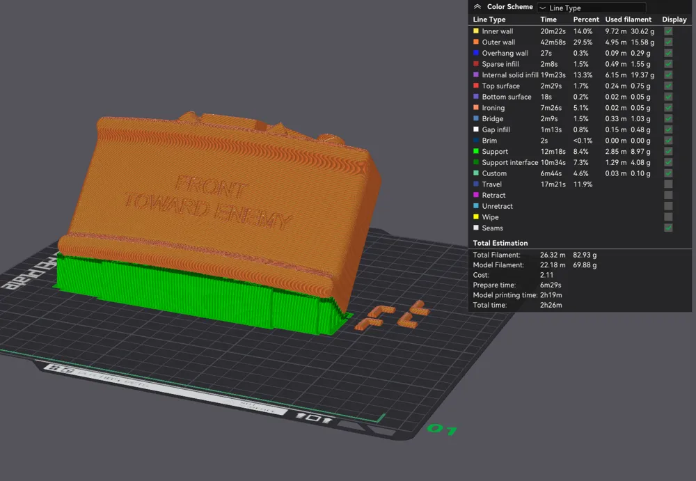 m18 claymore prop by CaziuzDesign - MakerWorld